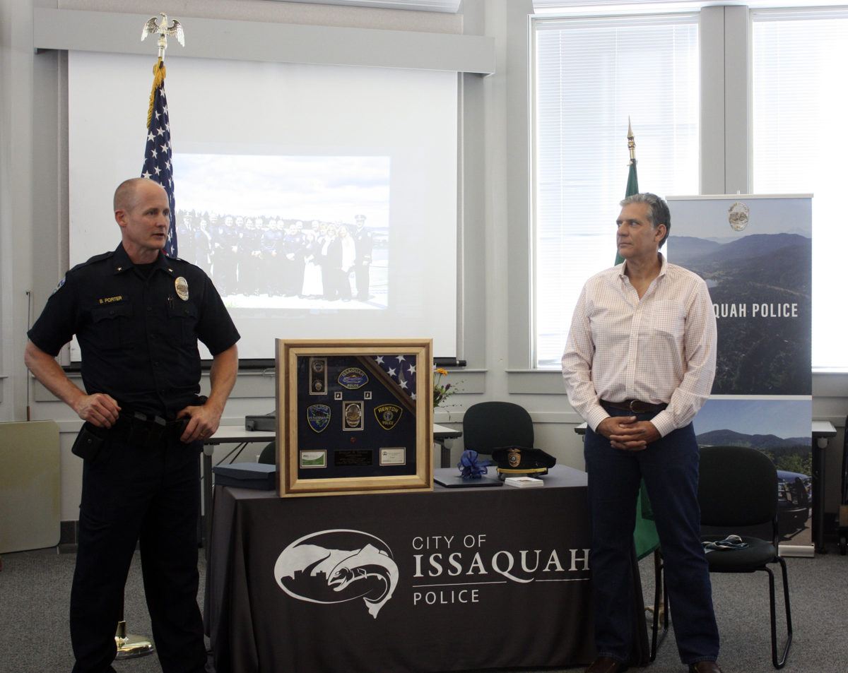 Retiring Issaquah police commander honored for life of community ...