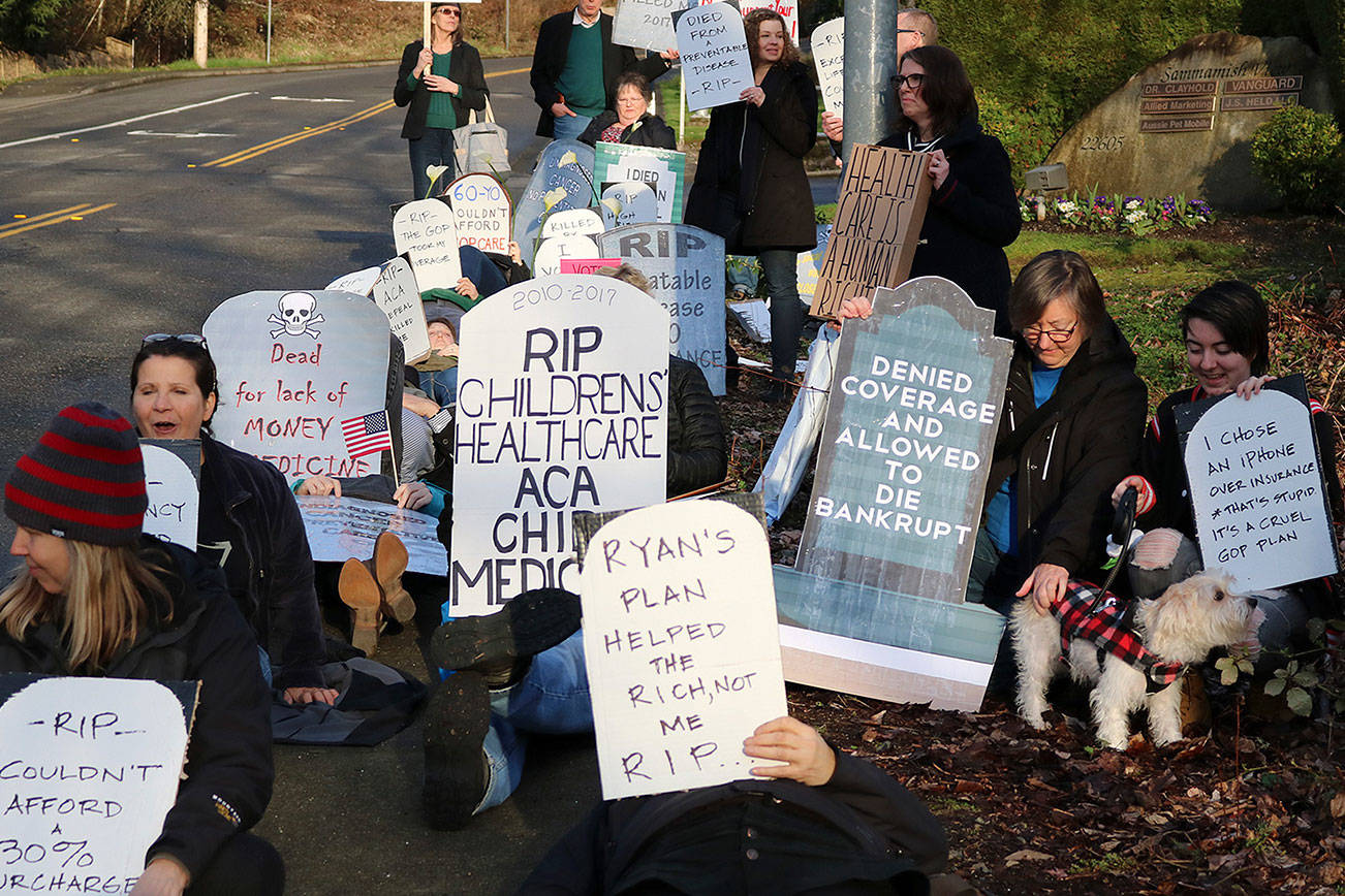 ‘Die-In’ participants say new health care bill will cost lives ...